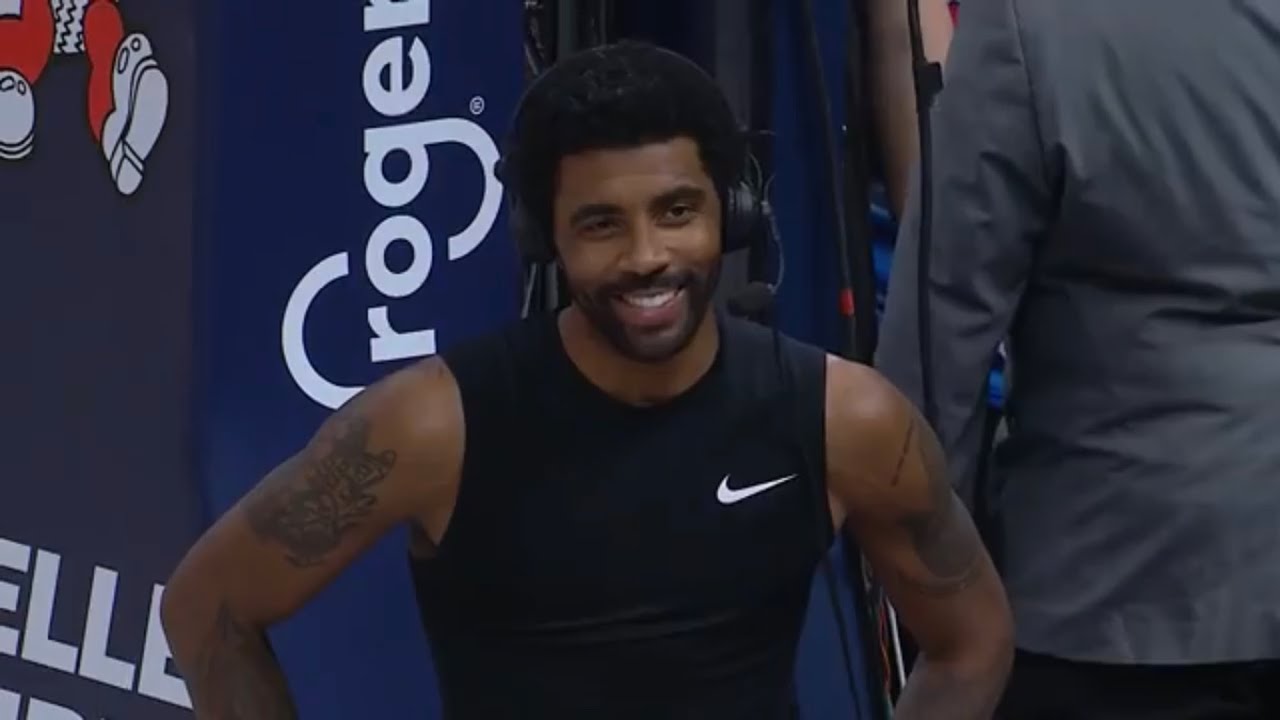 Kyrie Irving Post Game Interview following NBA Return 🔥 - YouTube