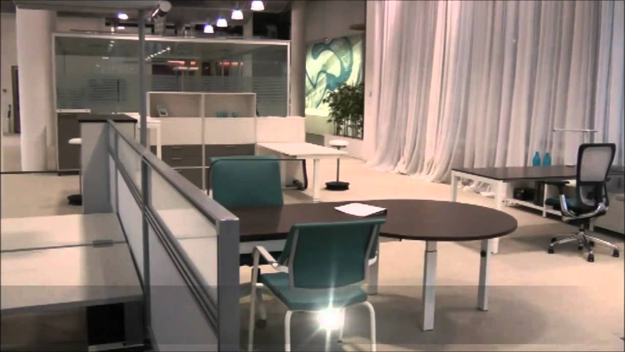 Haworth Showroom Zurich, Mobilier de bureau - YouTube