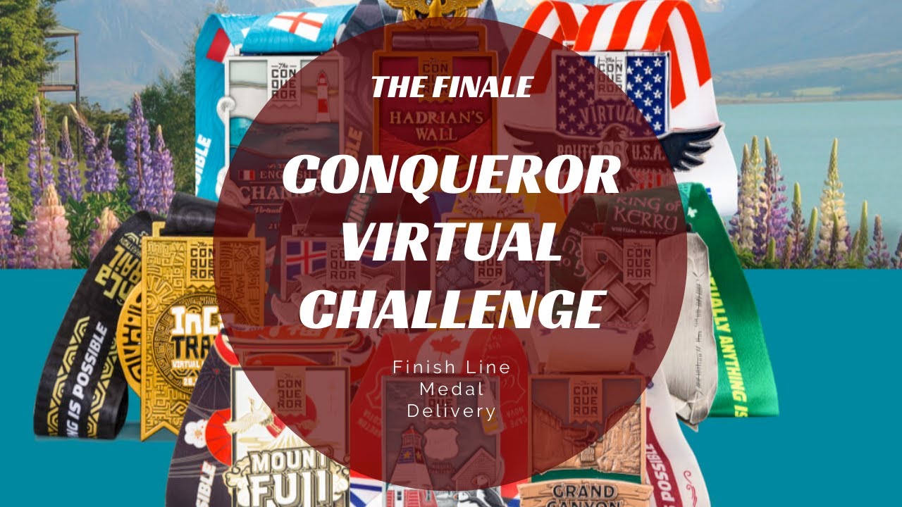 Conqueror Virtual Race Challenge 100% Progress! The Finish Line and ...