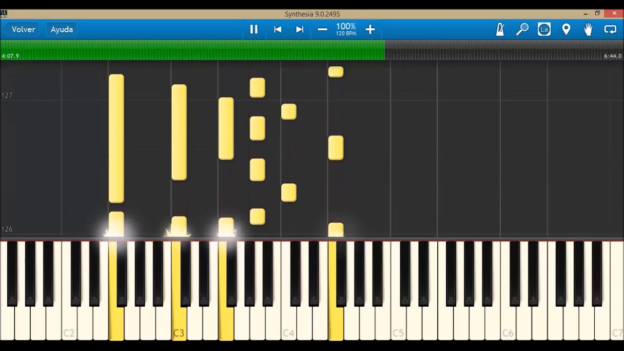 NF - Trauma (Synthesia Tutorial) - YouTube