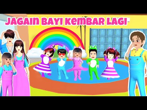 SAKURA YUTA MIO BABY AYLINE Jagain BAYI KEMBAR jadi MENCRET ! DRAMA ...