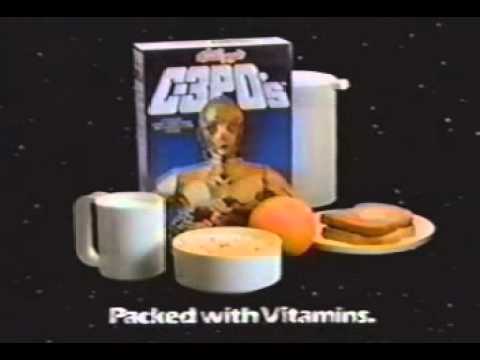 80's Ads: Star Wars C3PO Cereal - YouTube