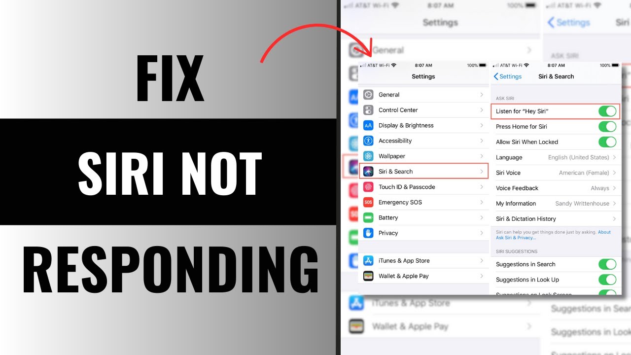How To FIX Siri Not Talking/Working on any iPhone or iPad - YouTube