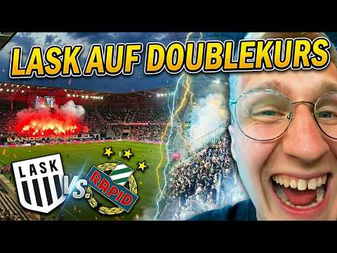 LASK vs. Rapid | Wende & Statement in Linz 🔥⚽ | Stadionvlog