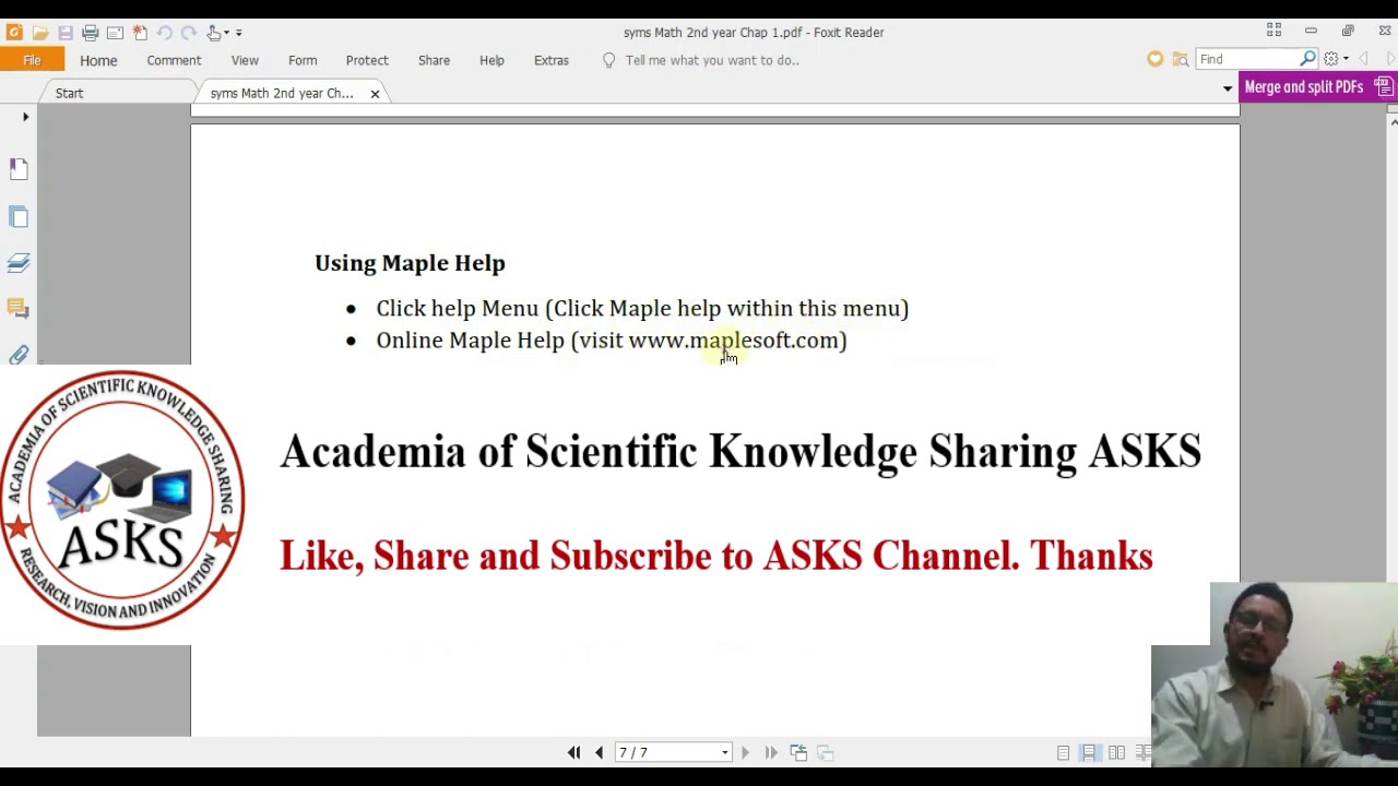 Maple Tutorial 8 (From Basic to Advance) Topic: Getting Help from Maple or Maple Help #ASKS # ...