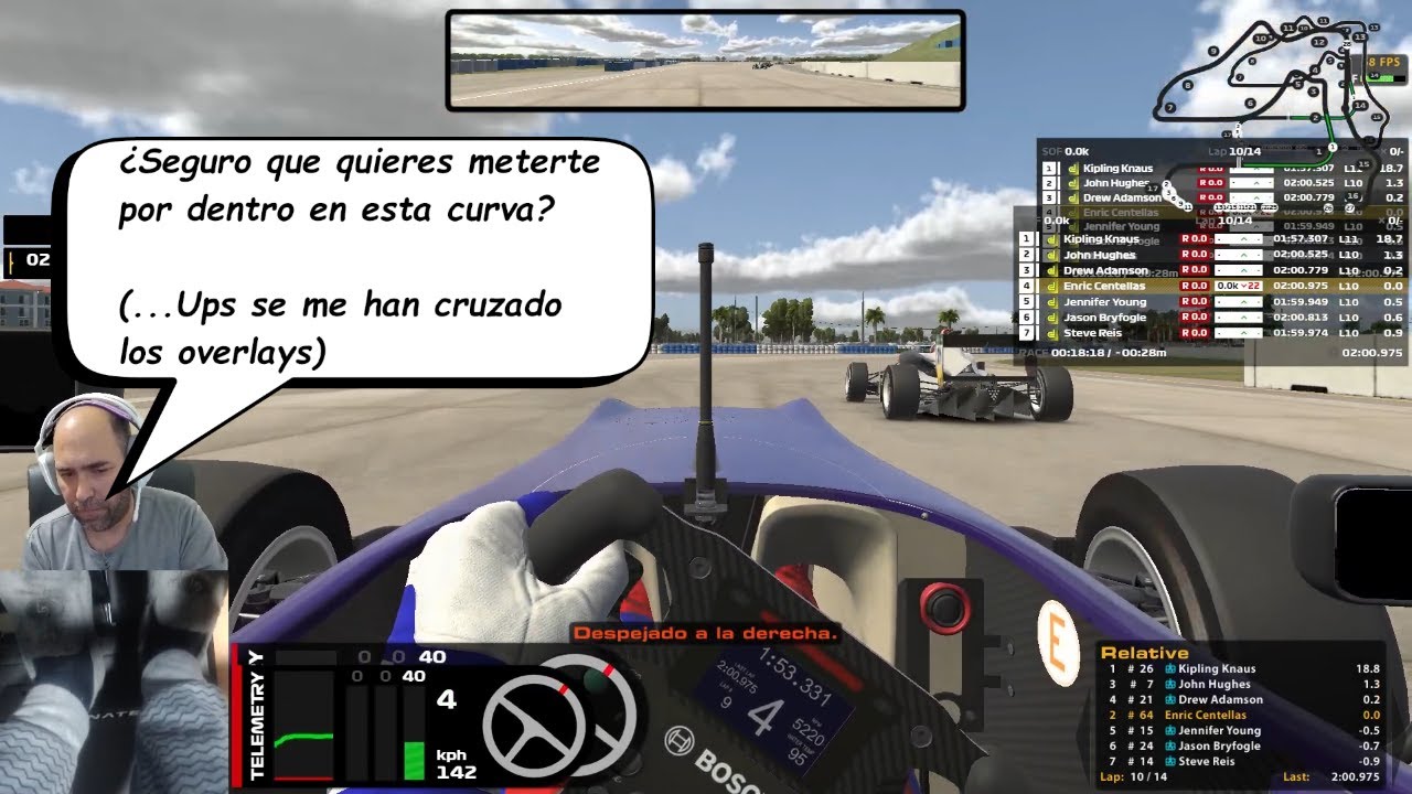 ¡CONSEGUIMOS EL 5º PUESTO CON EL FORMULA C EN SEBRING! (iRacing) - YouTube