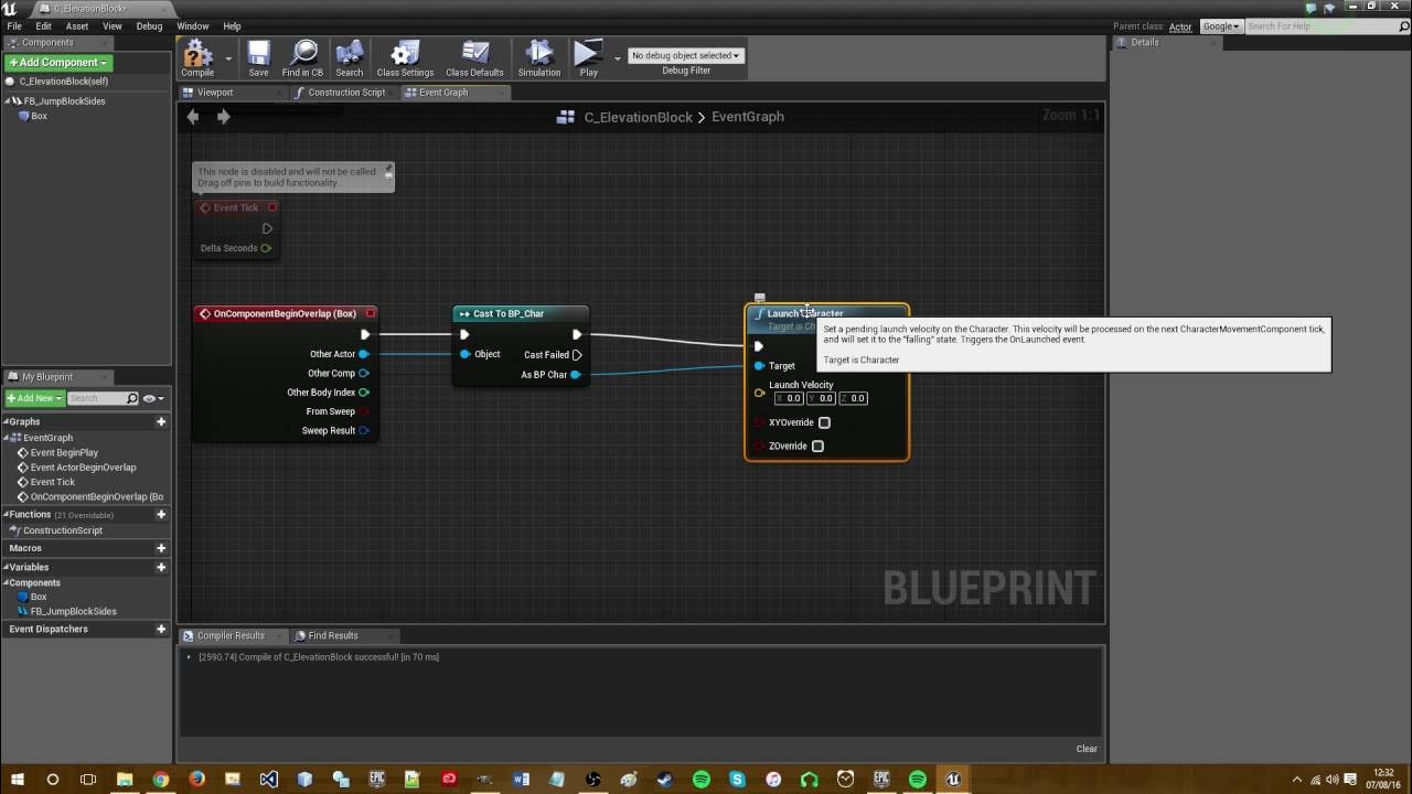 Unreal Engine - Paper 2D Side-Scroller Tutorial: Creating Spring/Elevation Platforms - YouTube
