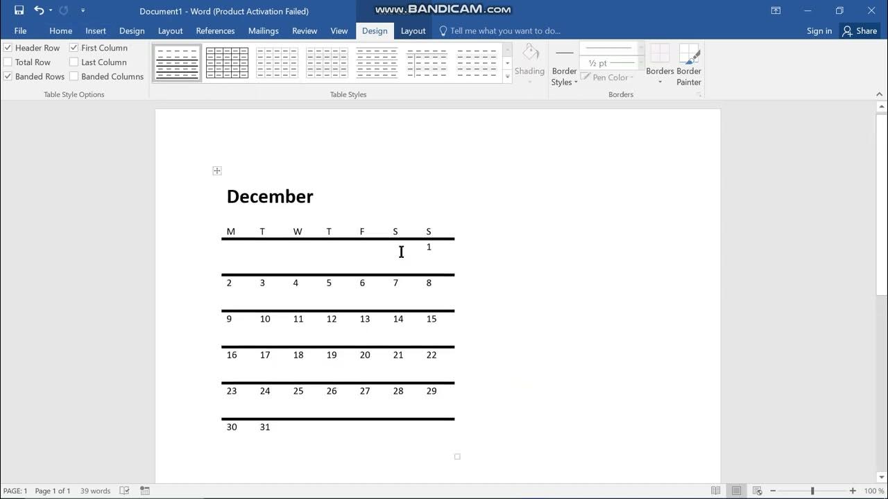 Lesson 10: Inserting a Table on MS Word - YouTube