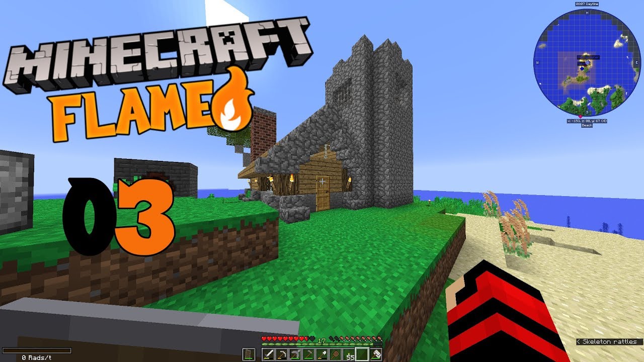 Haus Upgraden! 03 Minecraft Flame | Minecraft All the Mods 3 - YouTube
