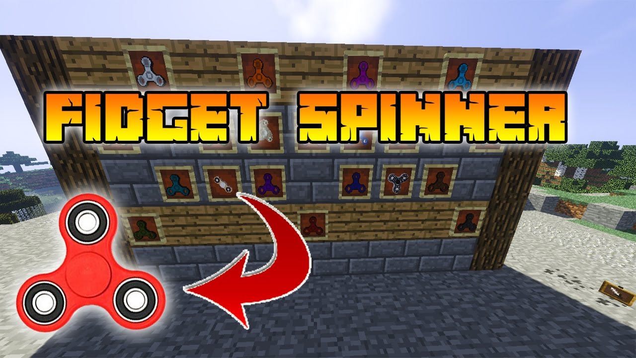 FIDGET SPINNER en MINECRAFT !! - MOD DE MINECRAFT!! - YouTube