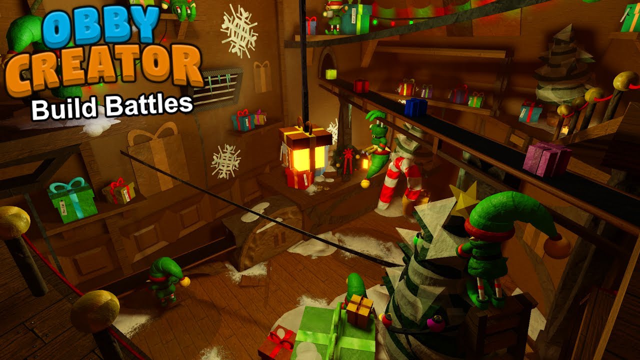 Obby Creator "Christmas Present" | Build Battles! - YouTube