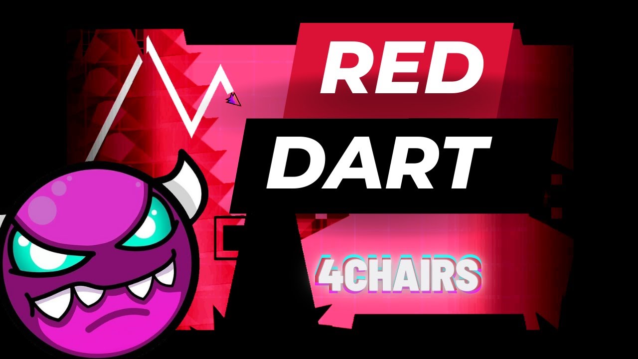 red dart by 4chairs 100% (Worst wave GD 2.11 Medium demon) - YouTube