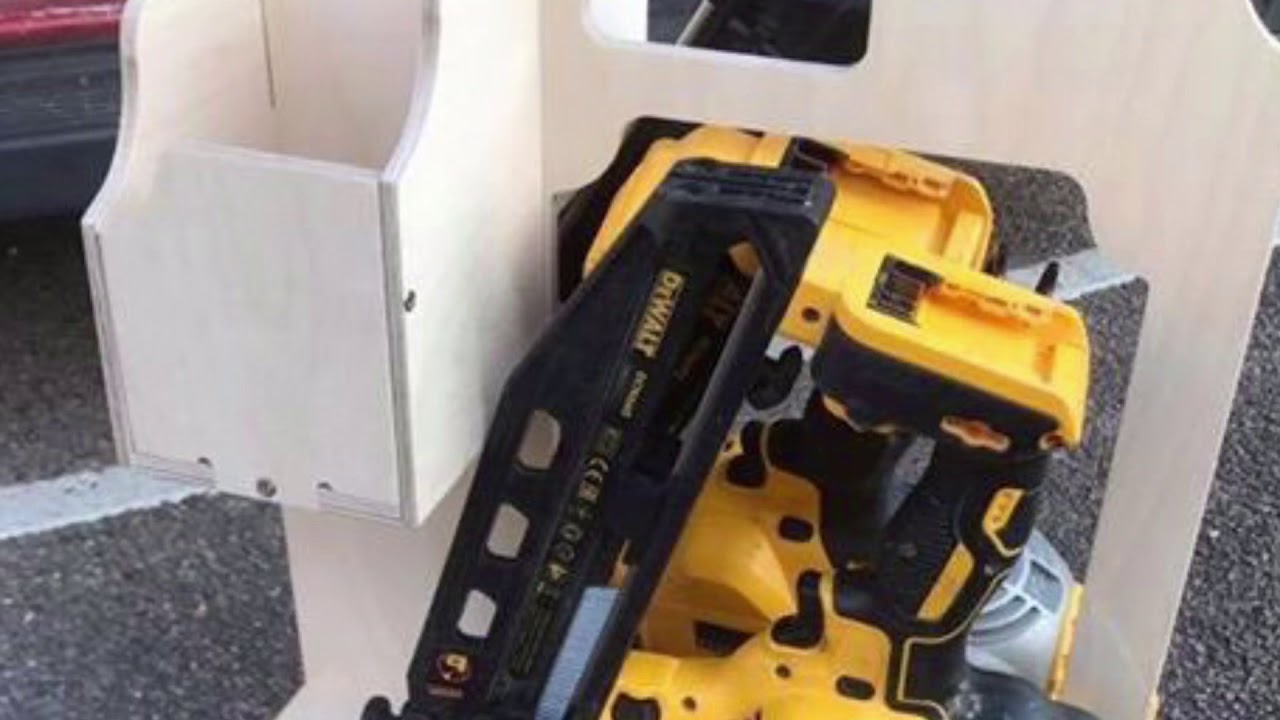 Nail gun storage Systainer insert - YouTube