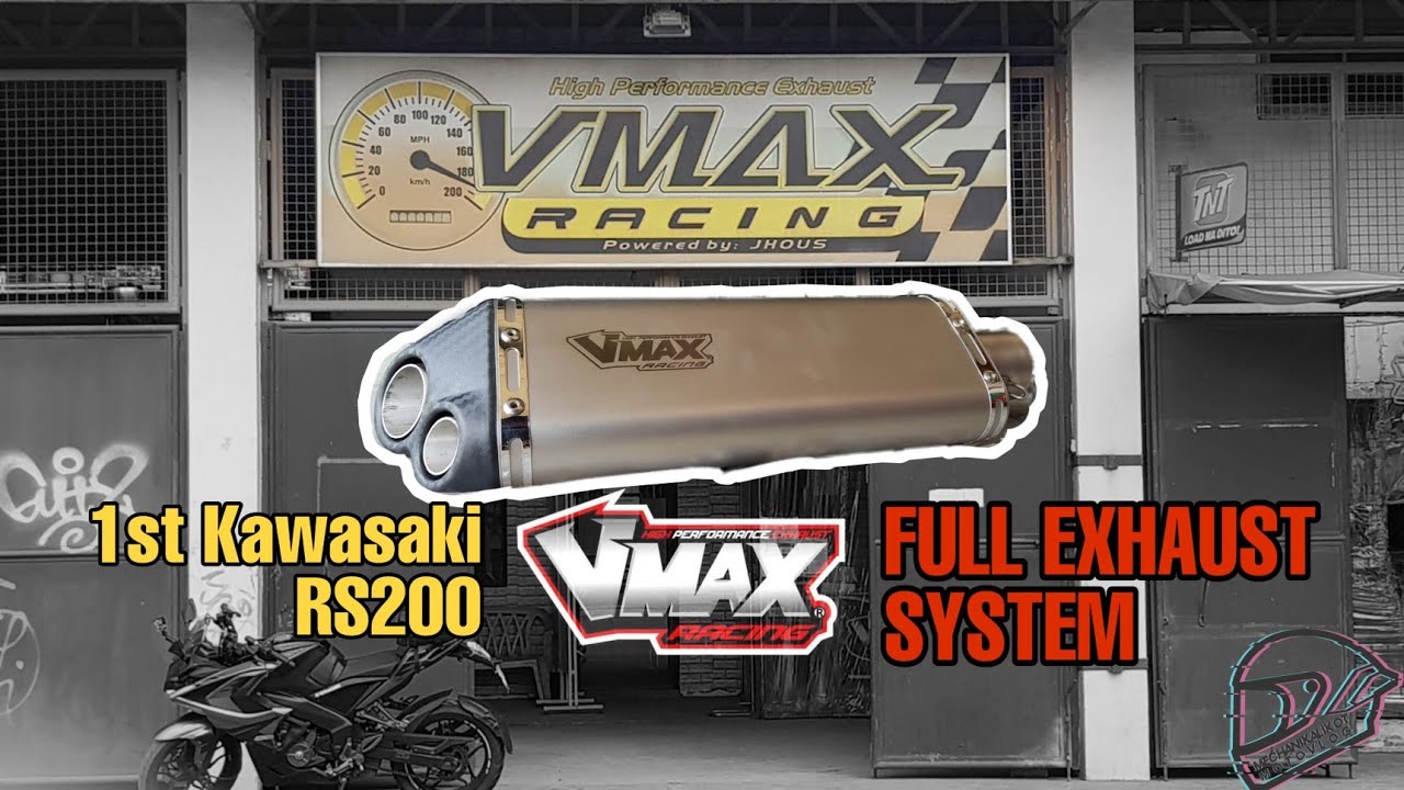 Pinaka-unang RS200 Full Exhaust System VMAX Racing | High Quality Dual ...