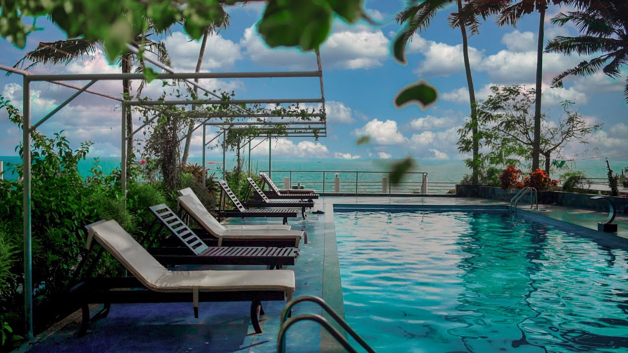 Skylar Seaview Beach resort Varkala with sea view rooms - YouTube