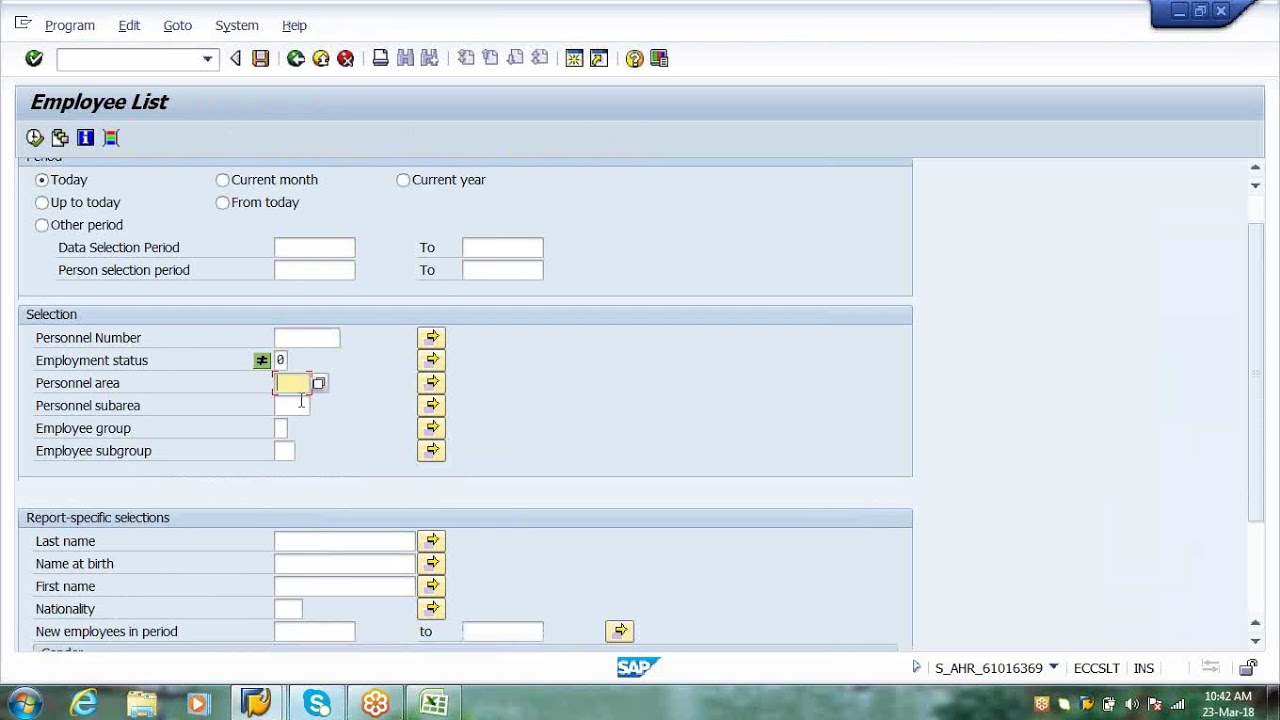 sap hcm real time training in hyderabad - YouTube