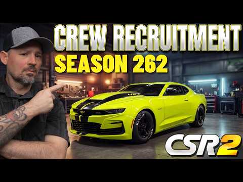 Find The Perfect CSR2 Racing Crew NOW - Season 262 - Crew Recruitment CSR2 Racing