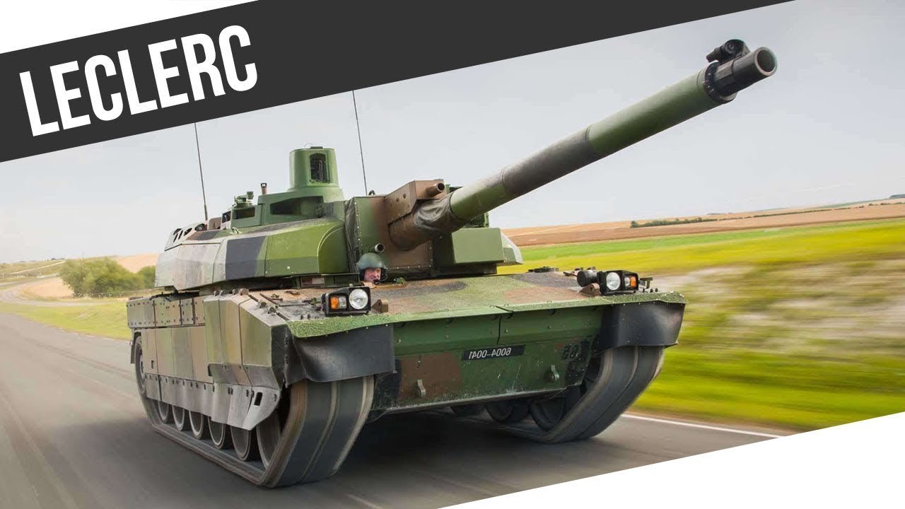 AMX 56 Леклерк французский основной боевой танк - YouTube