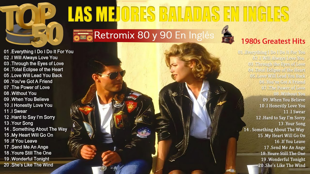 Clasicos Mejores De Los 80 En Ingles - Grandes Éxitos De Los 80 En ...