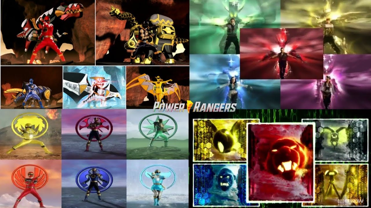 All Power Rangers Team Morphs & Roll Call Compilation - YouTube