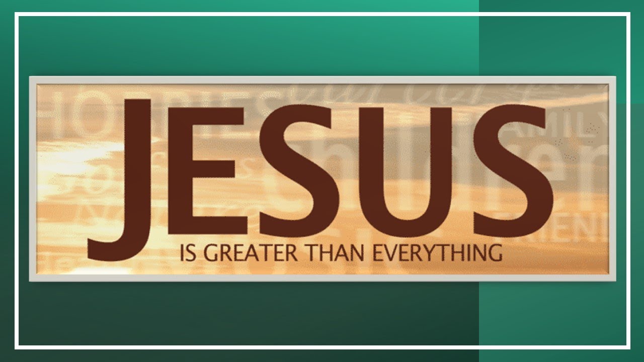 Matthew - Jesus is Greater Than Everything - YouTube
