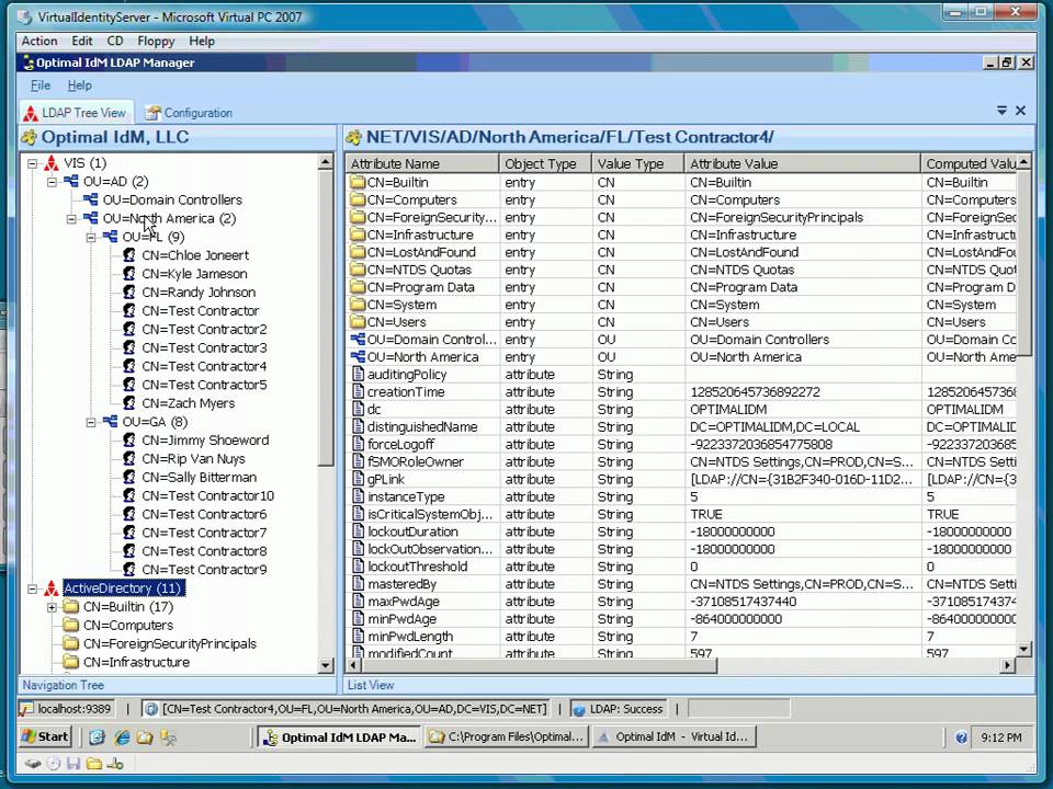 Optimal IdM's Virtual Identity Server - Configuring Proxy Views - YouTube