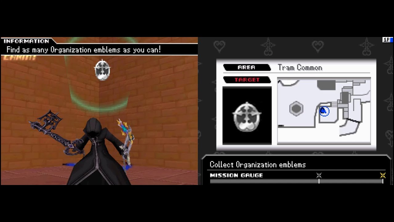 Kingdom Hearts: 358/2 Days (Nintendo DS) | Mission Mode: Dual Wield ...