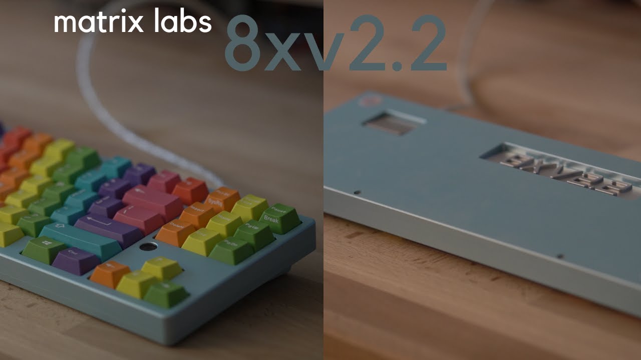 Matrix 8xv2.2 Keyboard Typing Sound Test | Mizu Minks - YouTube