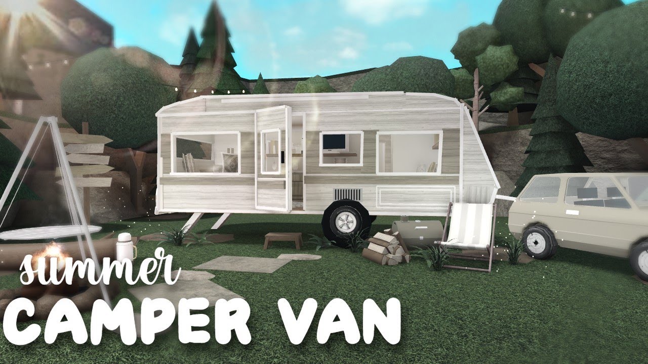 realistic campervan / caravan tutorial || Roblox , Bloxburg || - YouTube