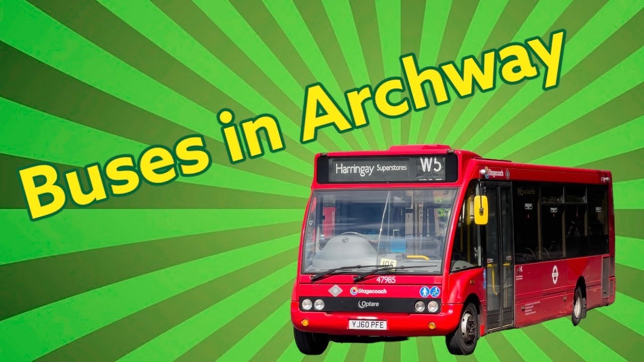 Buses in Archway. 17th August 2023. - YouTube