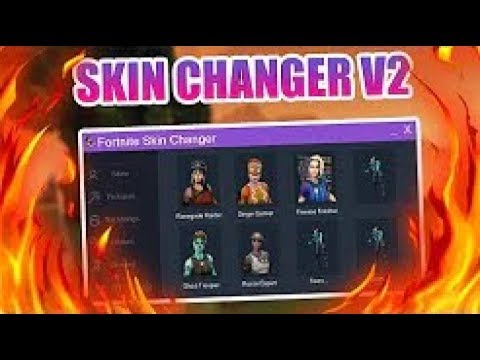 COMMENT AVOIR TOUT LES SKIN DE FORTNITE GRATUITEMENT SKIN CHANGER V2 ...