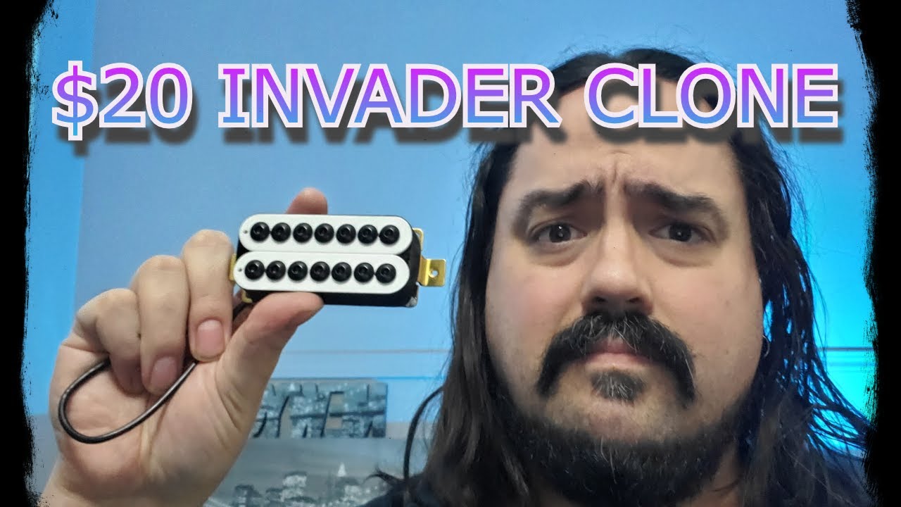 I installed a $20 Invader Clone Pickup in my Legator Ninja - YouTube