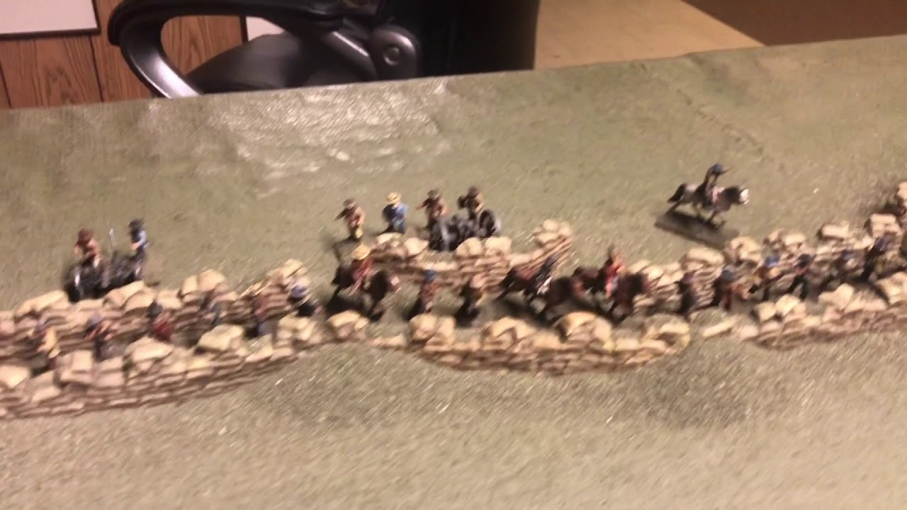 25mm British vs Boer Battle - YouTube