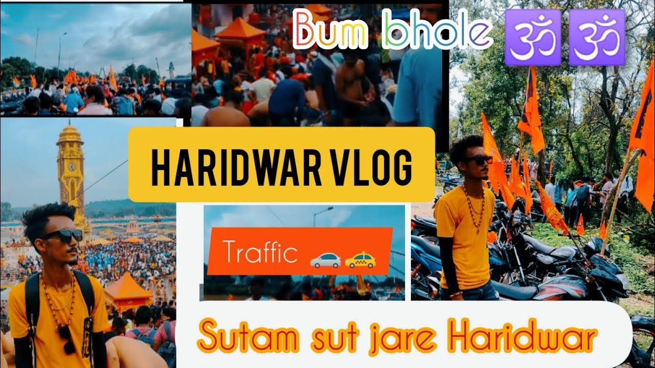 Haridwar me itna traffic 😱 (har ki paudi bahut bheer )🕉️#haridwar #vibe ...