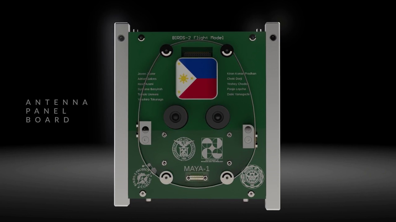 Animation of MAYA-1, The Philippines' first CubeSat. - YouTube