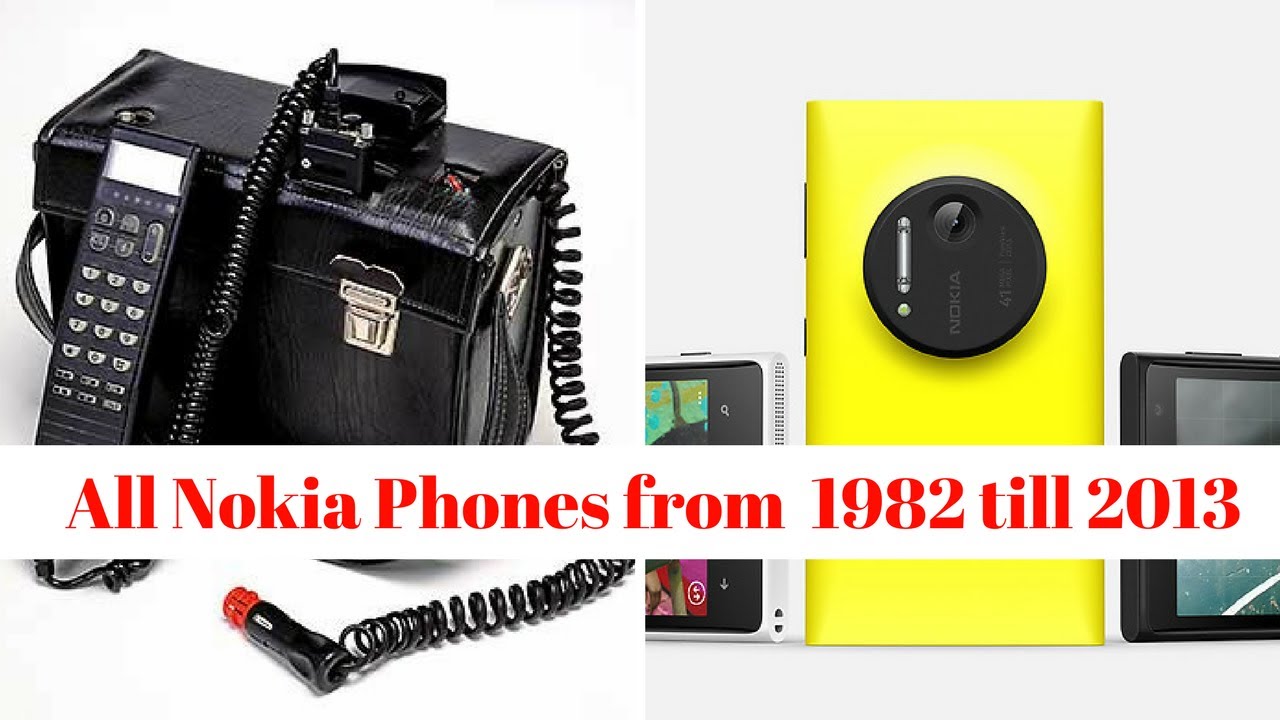 All Nokia phones from 1982 till 2013! Which one is yours? - YouTube