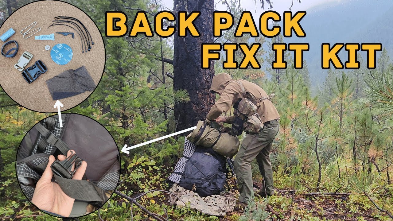 Gear fix it kit| A necessity in all of your hard use gear - YouTube