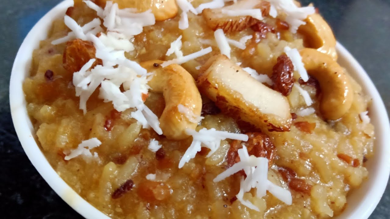 Chettinad special| palm jaggery pongal in cooker || paachoru receipies ...