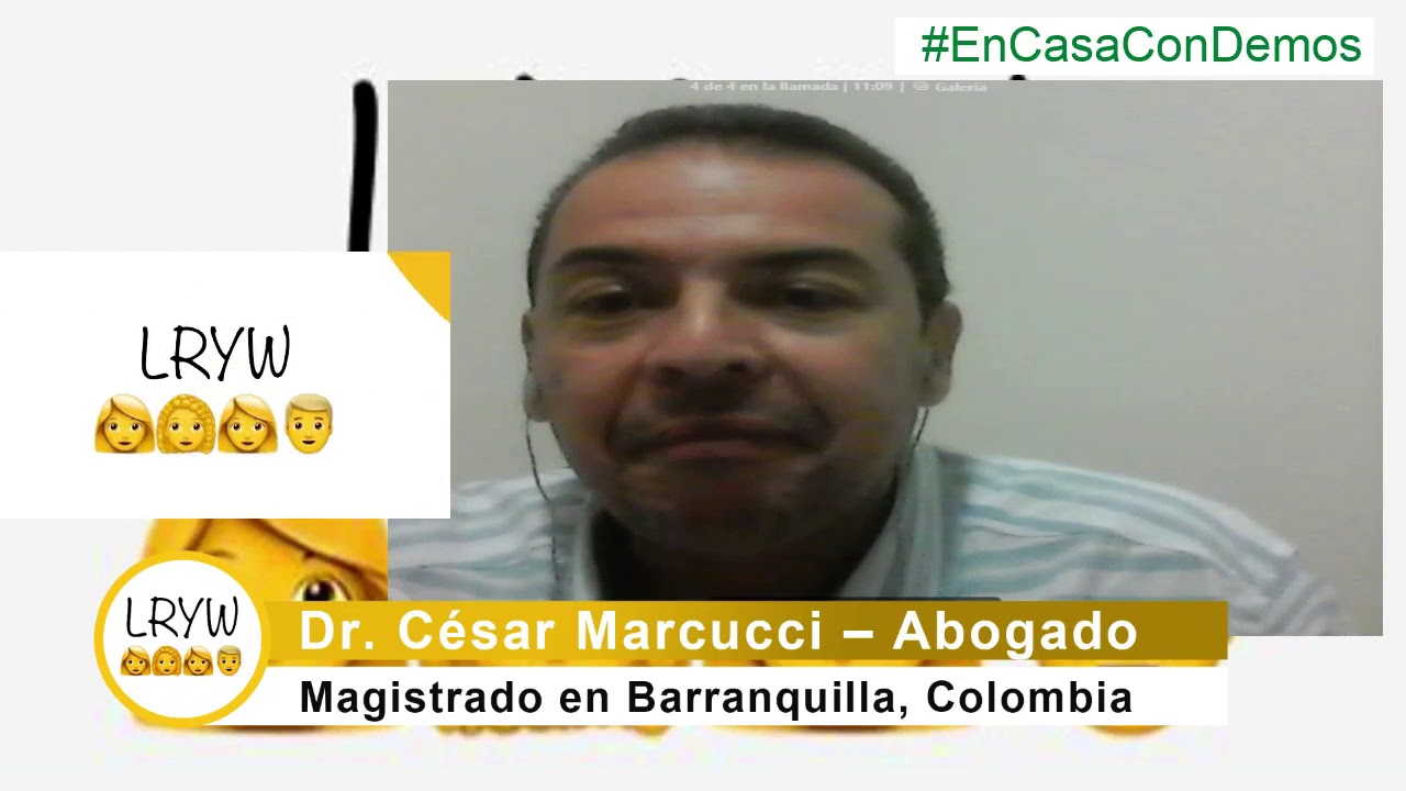El Dr. CESAR MARCUCCI, Magistrado y Cantautor en Santa Marta, Colombia ...