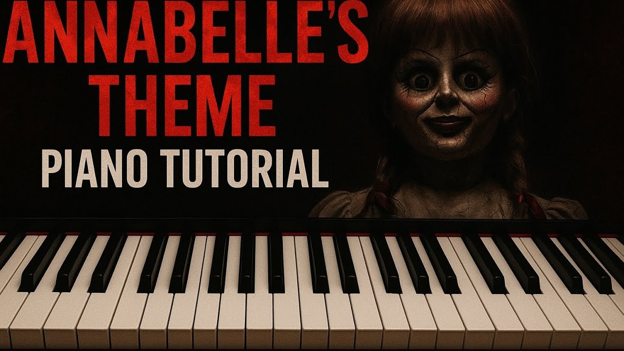 Annabelle’s Theme on Piano | Scary Song Tutorial ( Intermediate) Sound ...
