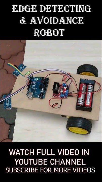 Edge detecting and avoidance robot || Doesn't fall from table !!! #arduinoproject #arduino - YouTube