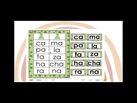 Estrellita sílabas con A semanas 3-4 - YouTube