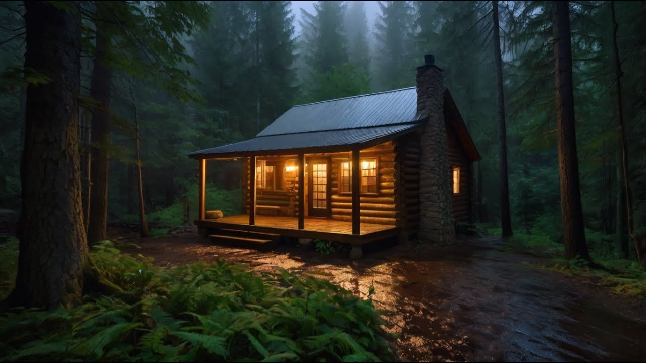 Fall Asleep With The Soothing Sounds Of Rain And Thunder, Reduce Stress with Rain Sound, White ...