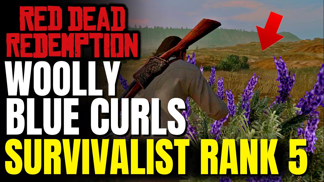 WOOLY BLUE CURLS Location - Survivalist Rank 5 | Red Dead Redemption 1 ...