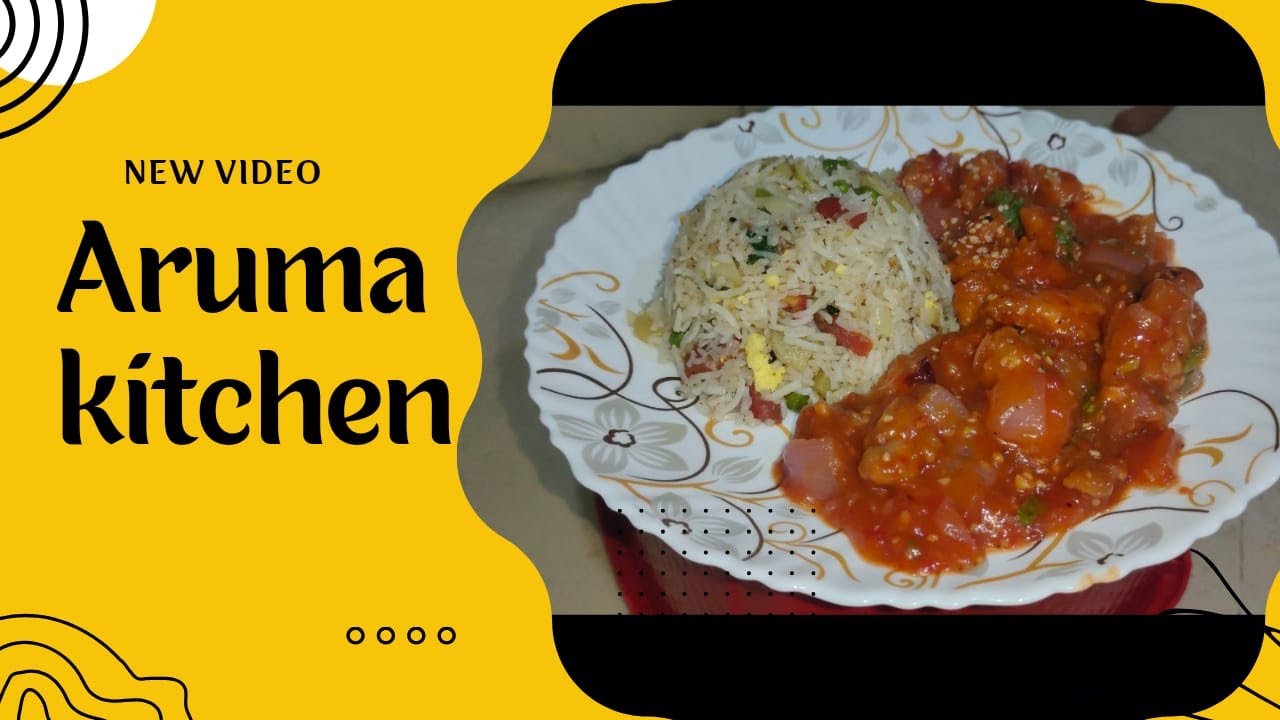 Chiken Manchurian And Egg Fride Rice Restaurant Style Youtube