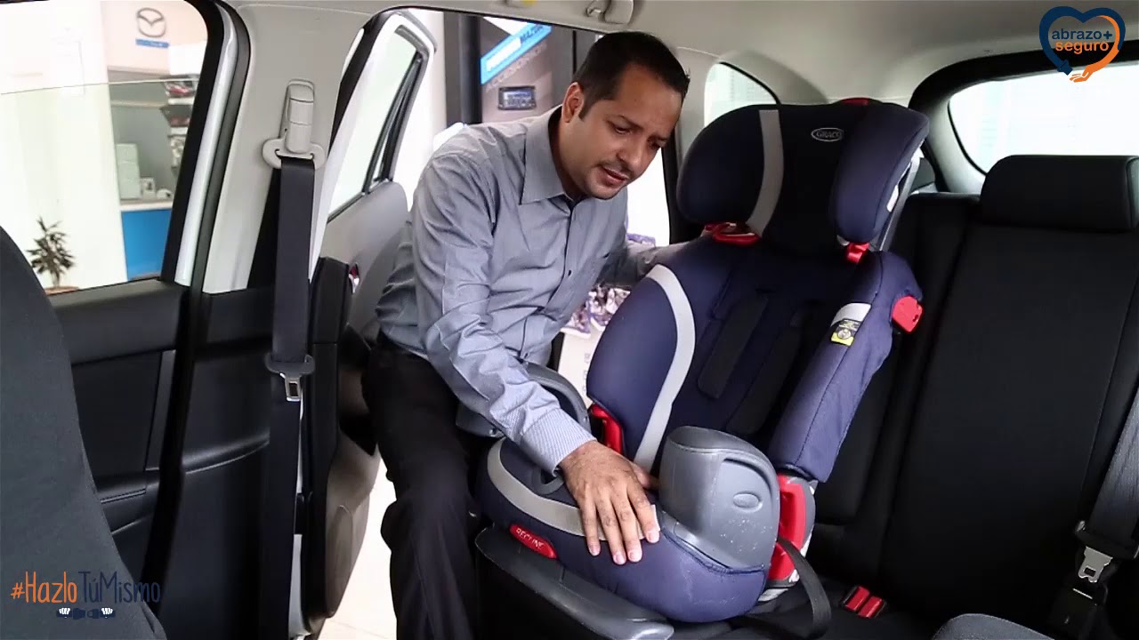 Cómo colocar el car seat Grupo 2 - YouTube
