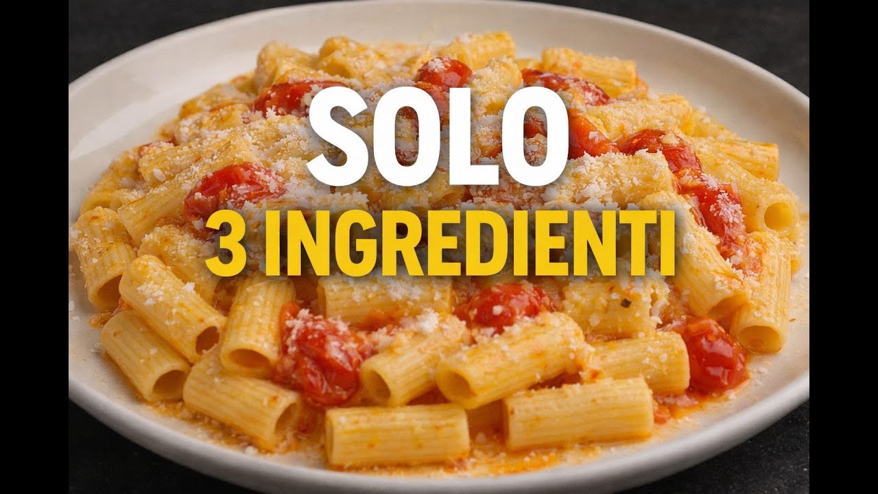 La Pasta dei 3 Ingredienti che Sta Conquistando Tutti (Pronta in 8 ...