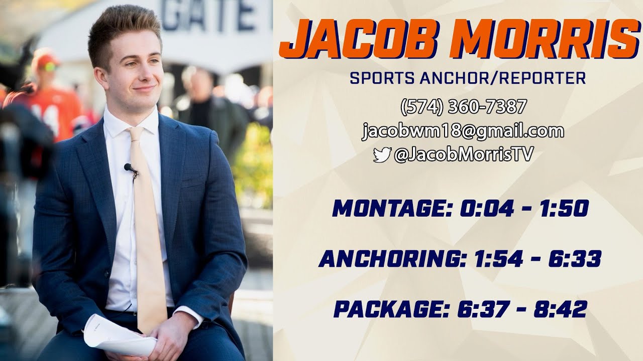 Jacob Morris | Sports Anchoring and Reporting Reel | February 2023 ...