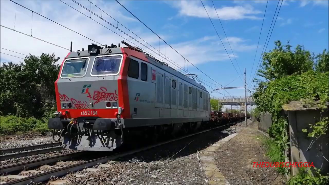 COMPILATION DI TRENI MERCI E SALUTI A SECUGNAGO, CODOGNO E ...
