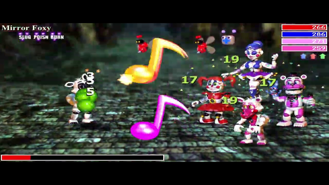 FNAF World Adventure DX | Mirror Foxy Death, COMPACT CHICA MURDERED ...